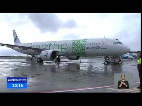 Novo A321neo da SATA / Azores Airlines e mais voos para o Pico - YouTube
