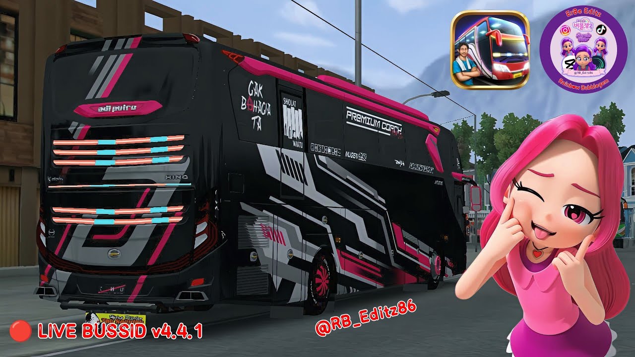 🔴 Live Bussid v4.4.1 - Si Imut Red Ruby 😋 - YouTube