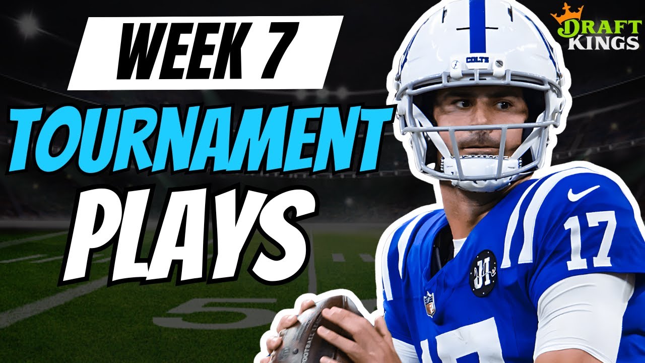 NFL Week 7 DraftKings Top Tournament Plays & Games Stacks | NFL DFS ...
