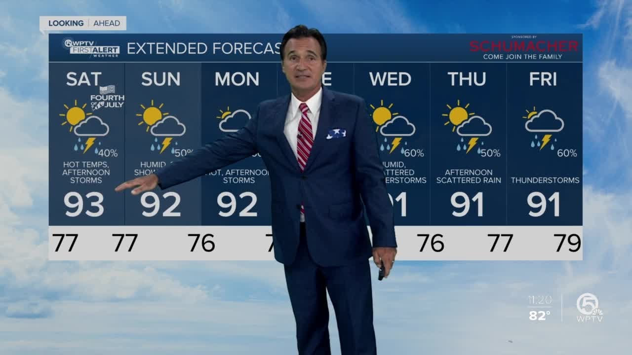 Latest Weather Forecast 11 p.m. Friday - YouTube