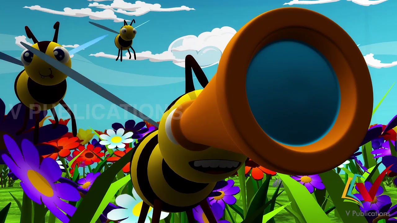 Five Little Bees - YouTube
