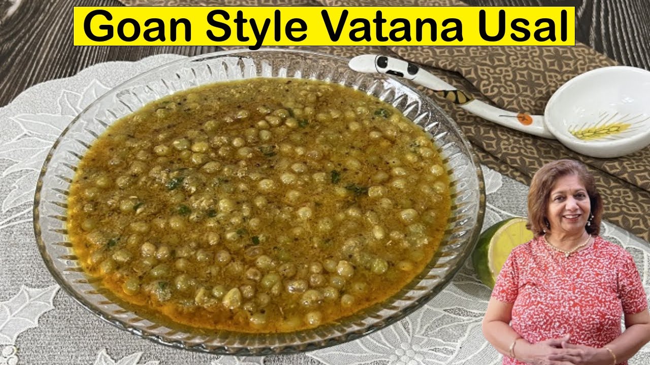 Goan Style Vatana Usal | Dried Peas Curry | No Onion No Garlic Recipe ...