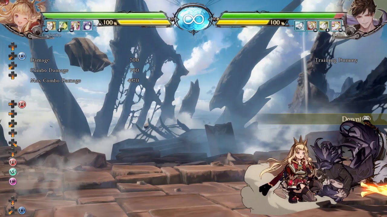 Granblue Fantasy Versus [GBVS] - Cagliostro Safe Jump - YouTube