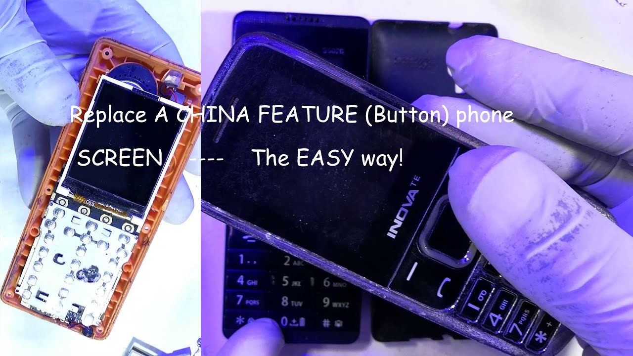 EASY China feature (Keypad/Button) phone LCD screen Replacement - YouTube