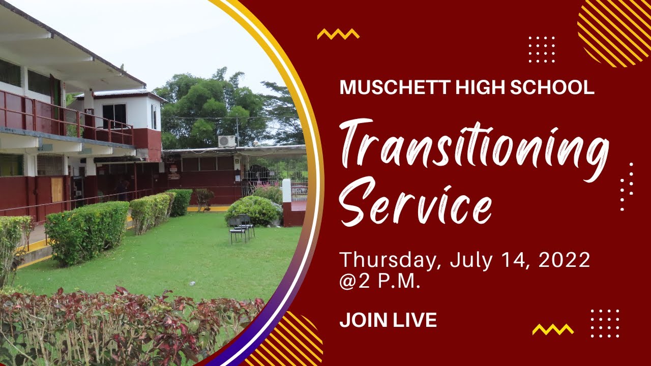 Muschett High School Transitioning Service 2022 - YouTube