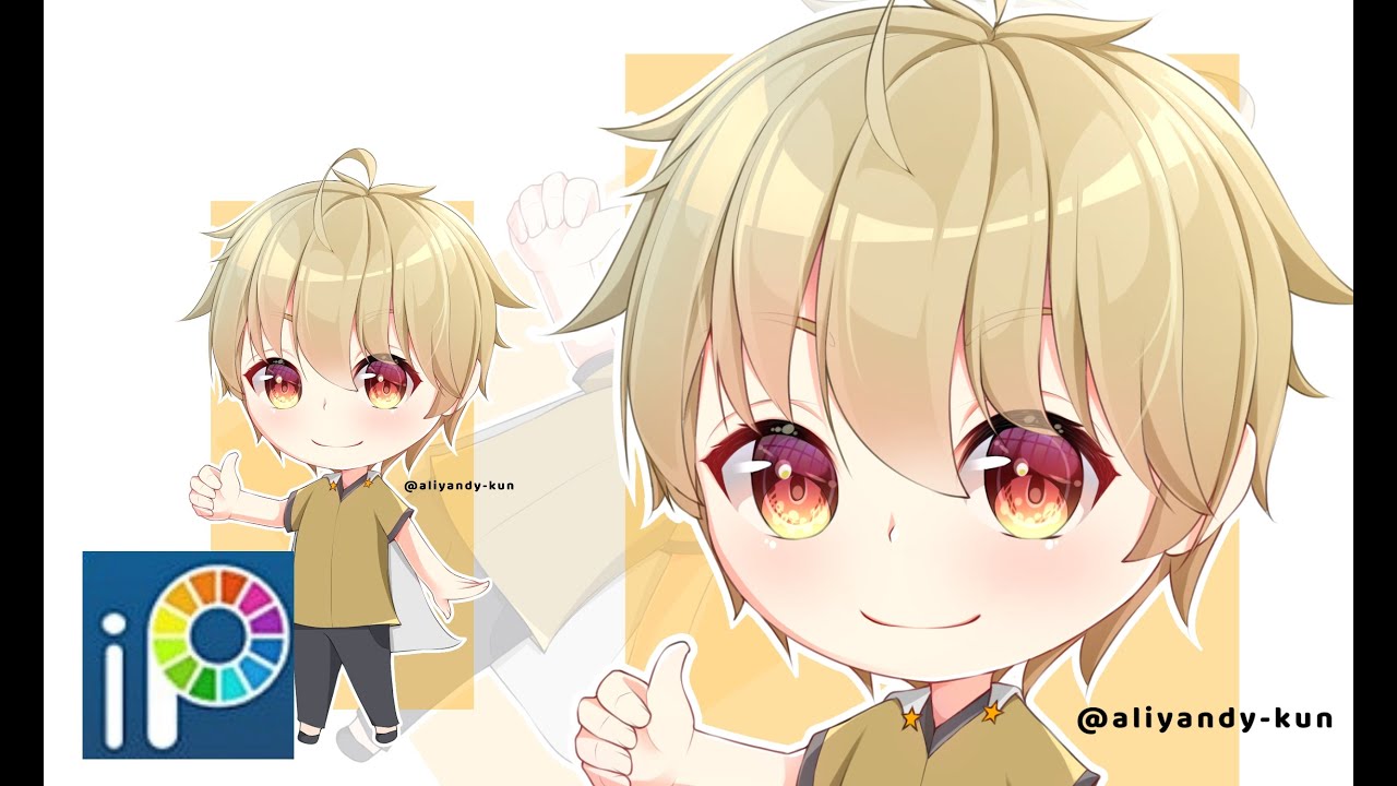 #1 Commission ibis paint x (Chibi style) - YouTube