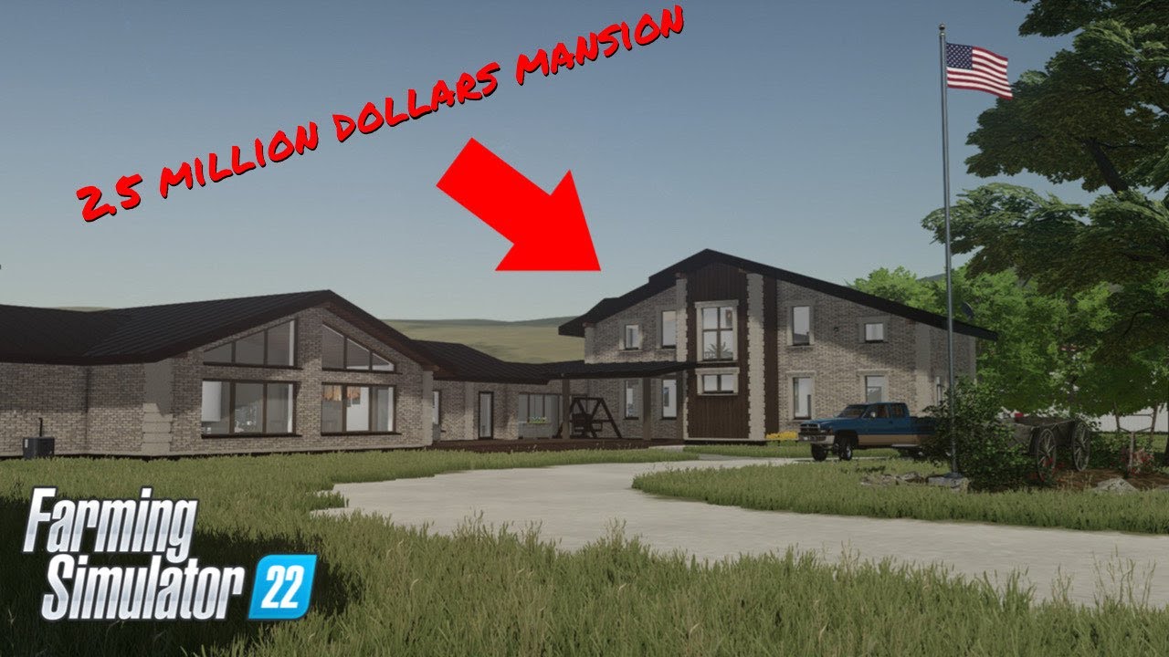 Farming Simulator 22 I bought a mansion EP1 S2 - YouTube