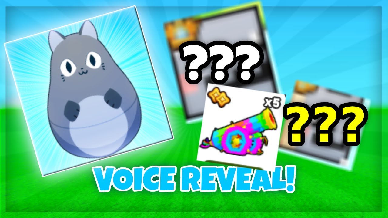 VOICE REVEAL🎉NEW Insane Pet Simulator 99 UPDATE(Cannon Event Part 2 ...