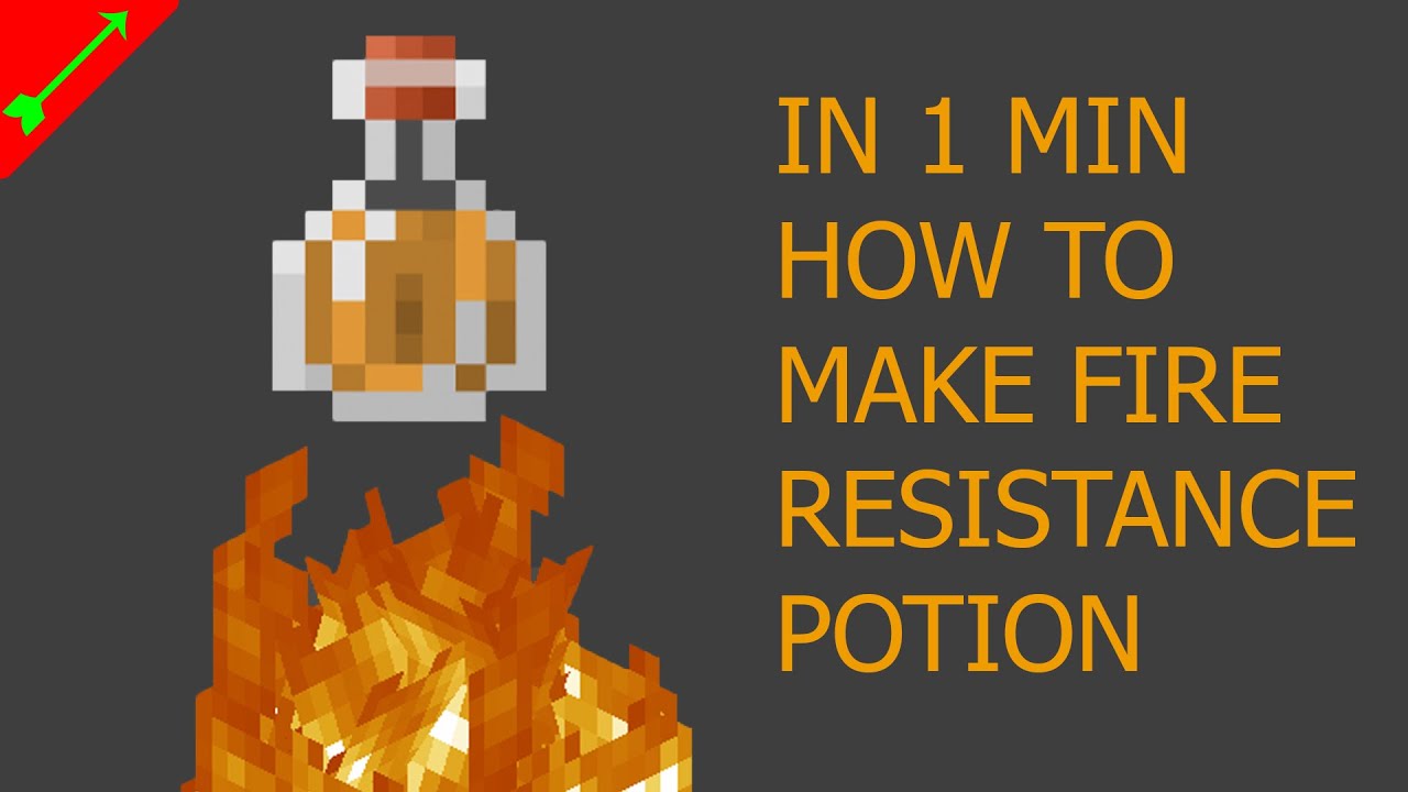 How to make a Fire Resistance Potion in Minecraft 1.17 / 1.16 - YouTube
