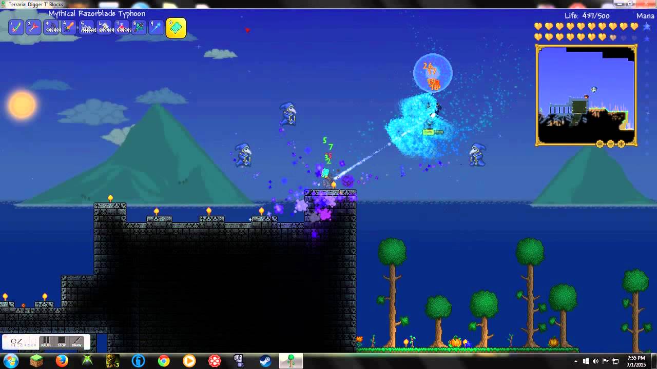 Terraria 1.3: Lunatic Cultist Boss Fight - Insane Wizard! - YouTube