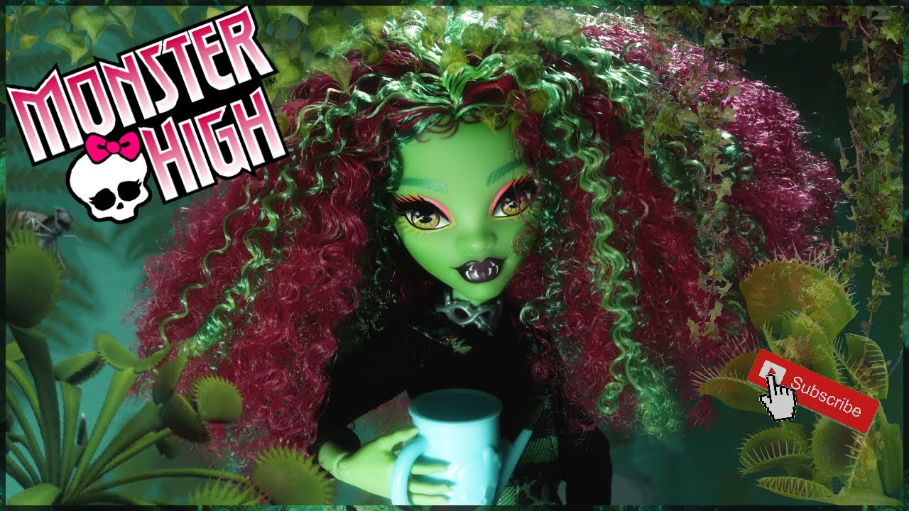 UNBOXING MONSTER HIGH FEARBOOK VENUS MCFLYTRAP 🌱 G3 DOLL | PUMKIES ...