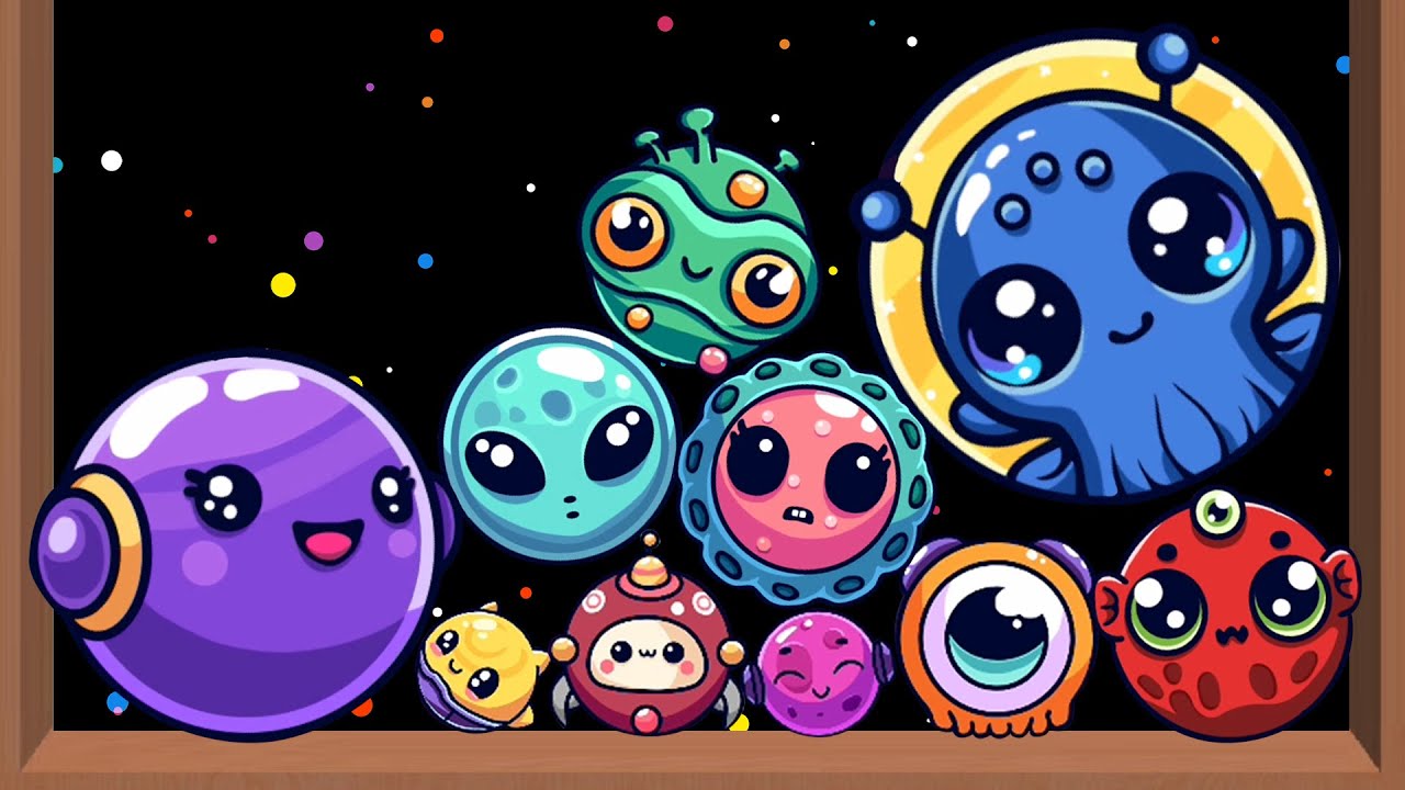 Alien Fusion - Merge Balls (Suika Game 2023) Creative Puzzle Watermelon ...