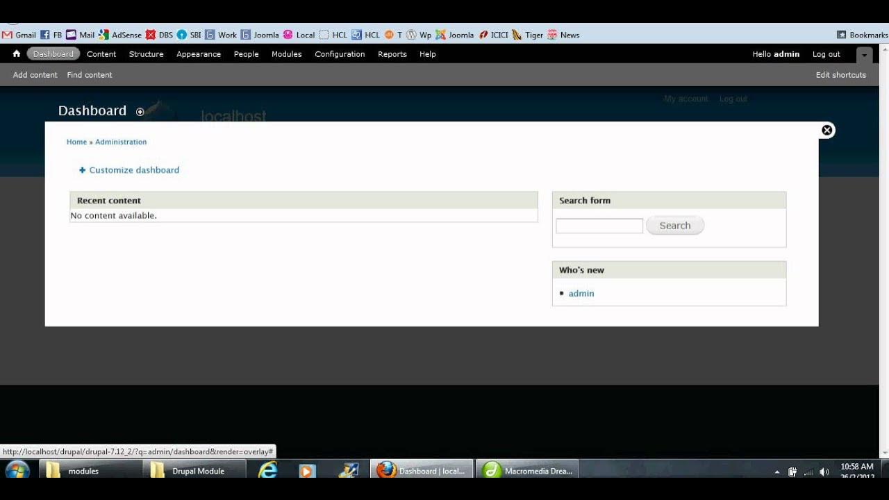 Continuous rss scrolling drupal module - YouTube