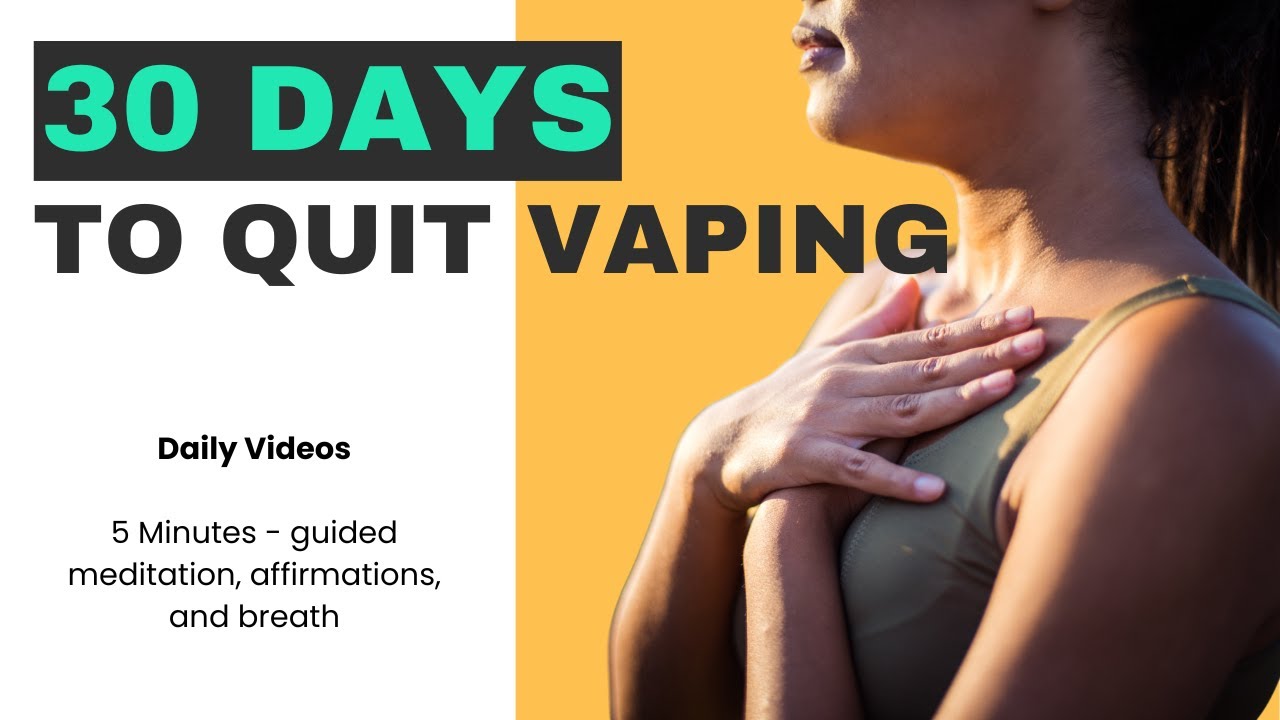 30-Day Vaping Freedom Challenge: Day 1 – Trust Yourself with Every ...