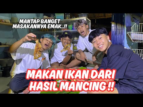 HABIS MANCING IKANNYA KITA GORENG !! Perut jadi kenyang semua