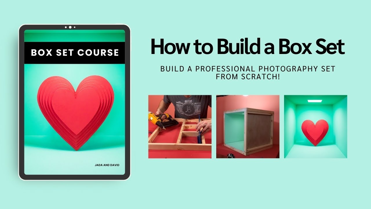 How to Build a Box Photography Set. - YouTube