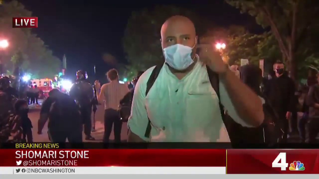 NBC's Shomari Stone Reports: George Floyd Anti-Racism Protest - YouTube