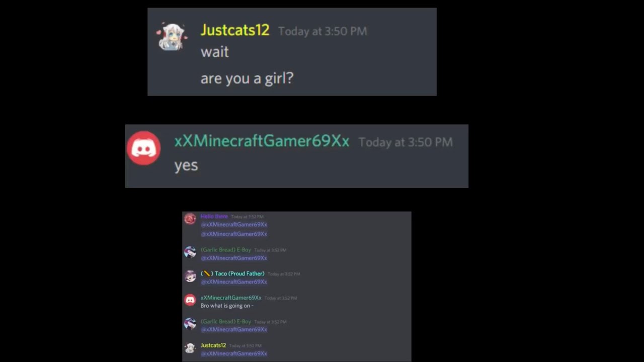 When you see a girl on discord… - YouTube