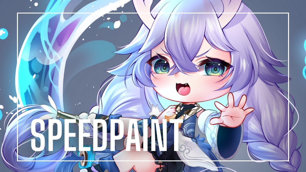 [SPEEDPAINT] Chibi Bailu | Honkai Star Rail - YouTube