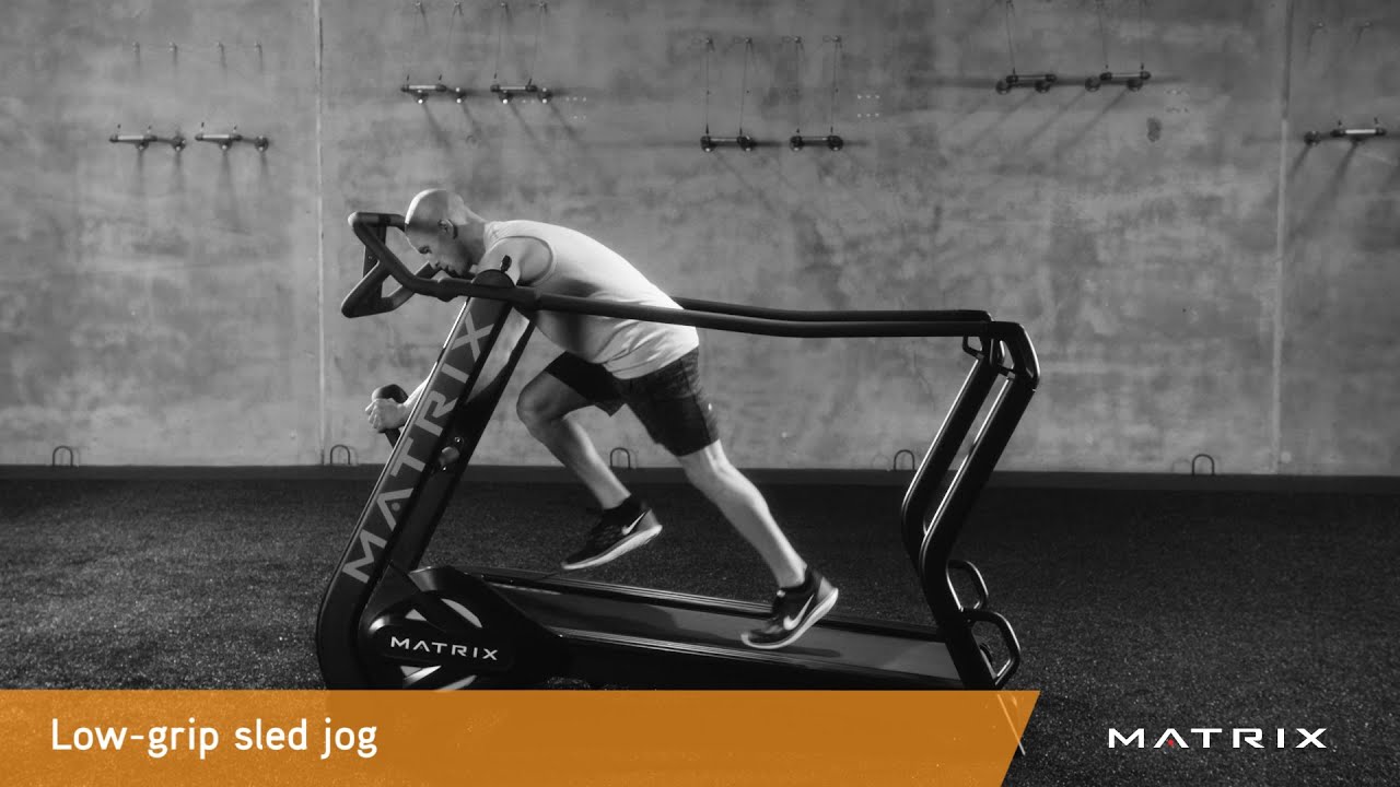 Matrix S-Drive Performance Trainer - Movements: Low grip sled jog - YouTube