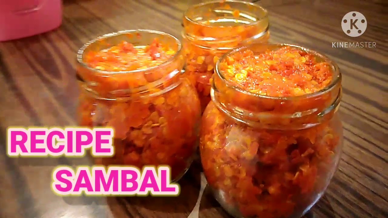 INDONESIAN SPICY CHILI PASTE SAMBAL RECIPE - YouTube