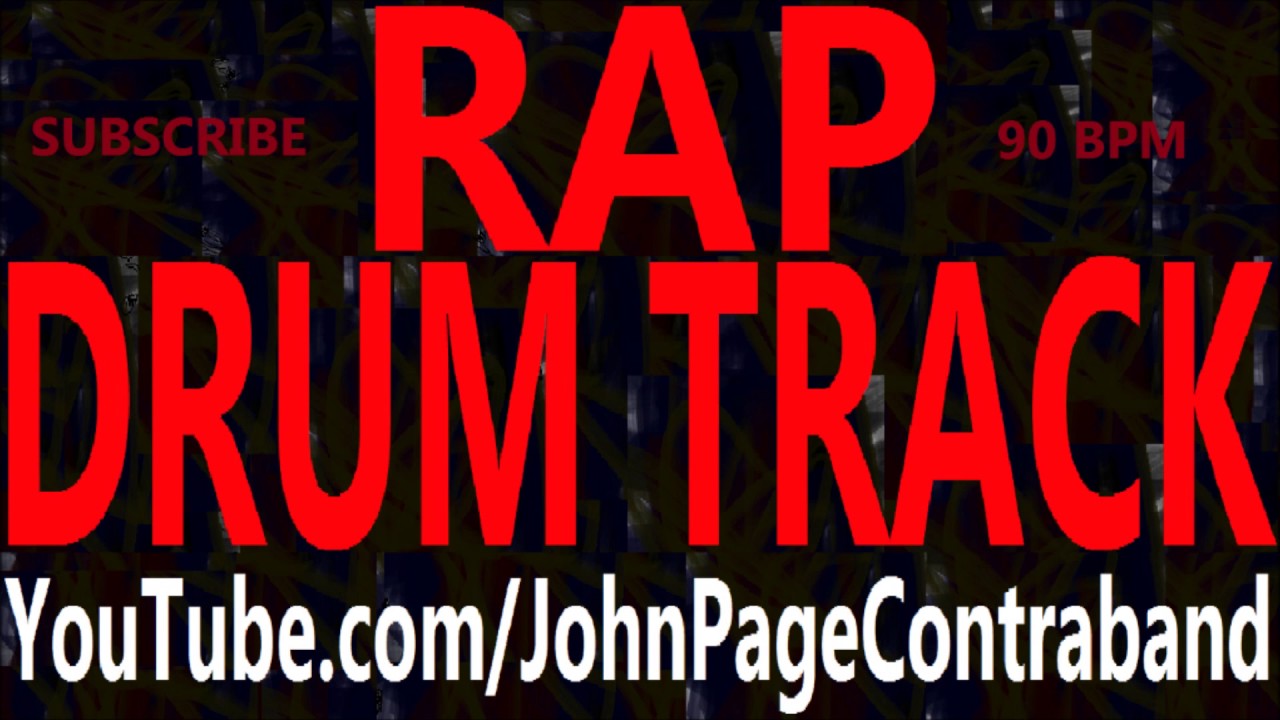 Rap Hip Hop Drum Track 90 bpm Drums Only Beat Backing - YouTube