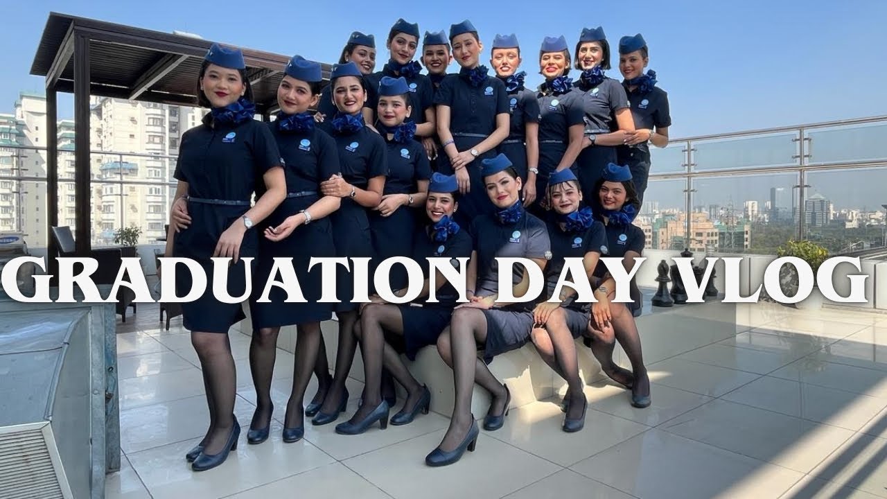 Graduation vlog | cabin crew - YouTube