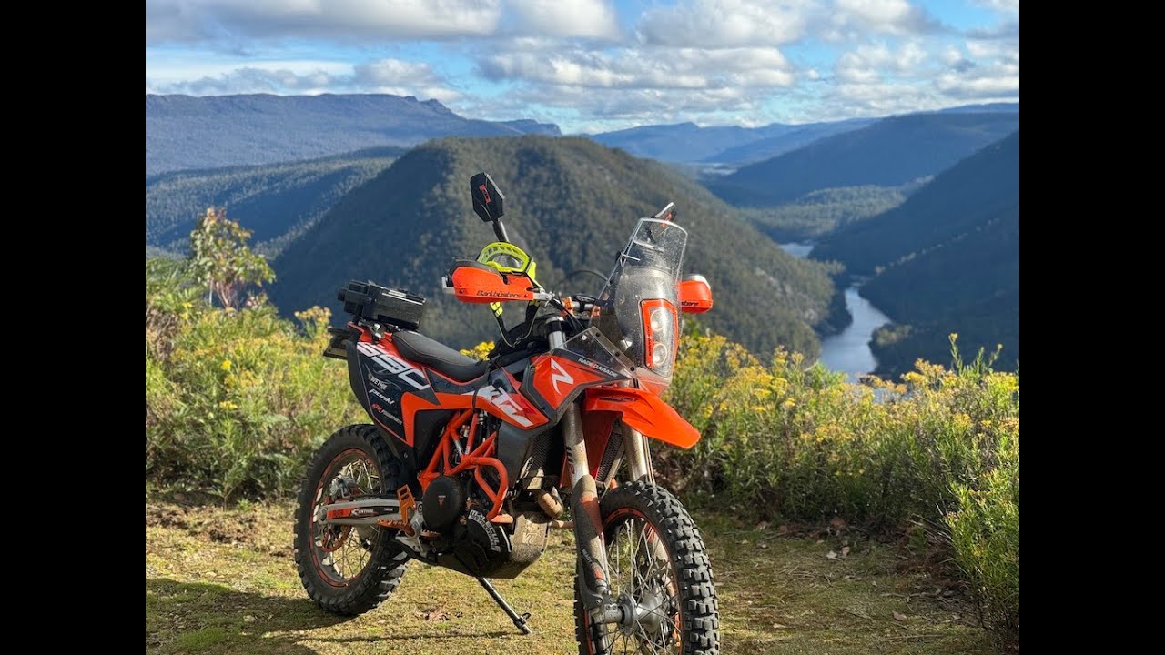 John Alexiou KTM 690 Tas Adventure Ride with Trevor to Pine Hut - YouTube
