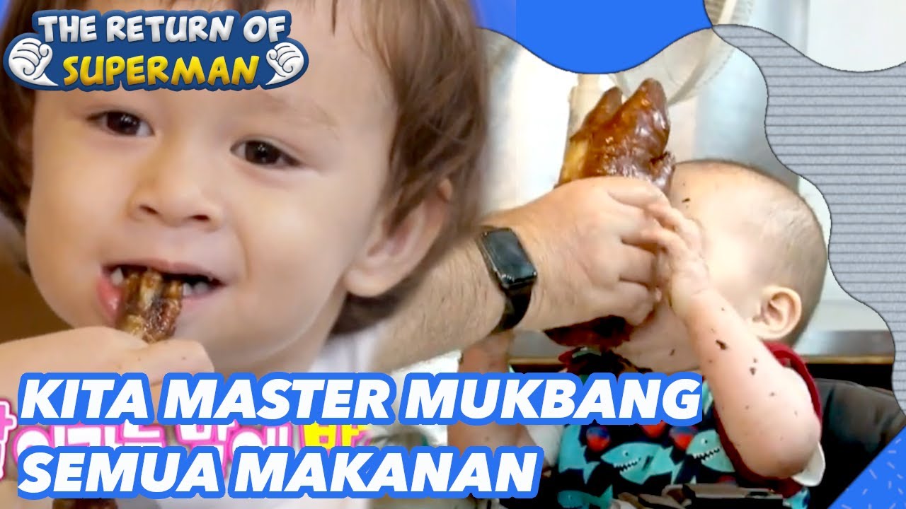 Master Mukbang Semua Makanan |Nostalgia Superman|SUB INDO/ENG|181021 ...