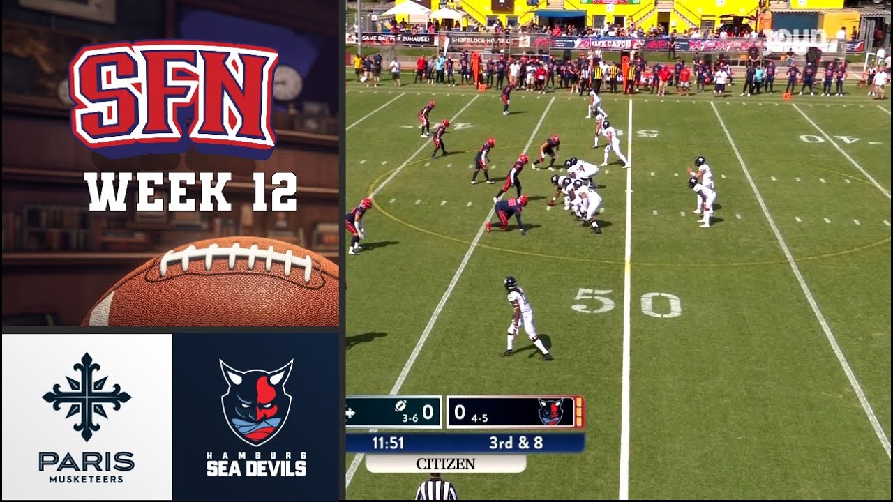 Paris Musketeers VS Hamburg Sea Devils | Highlights ELF - Week 12 ...