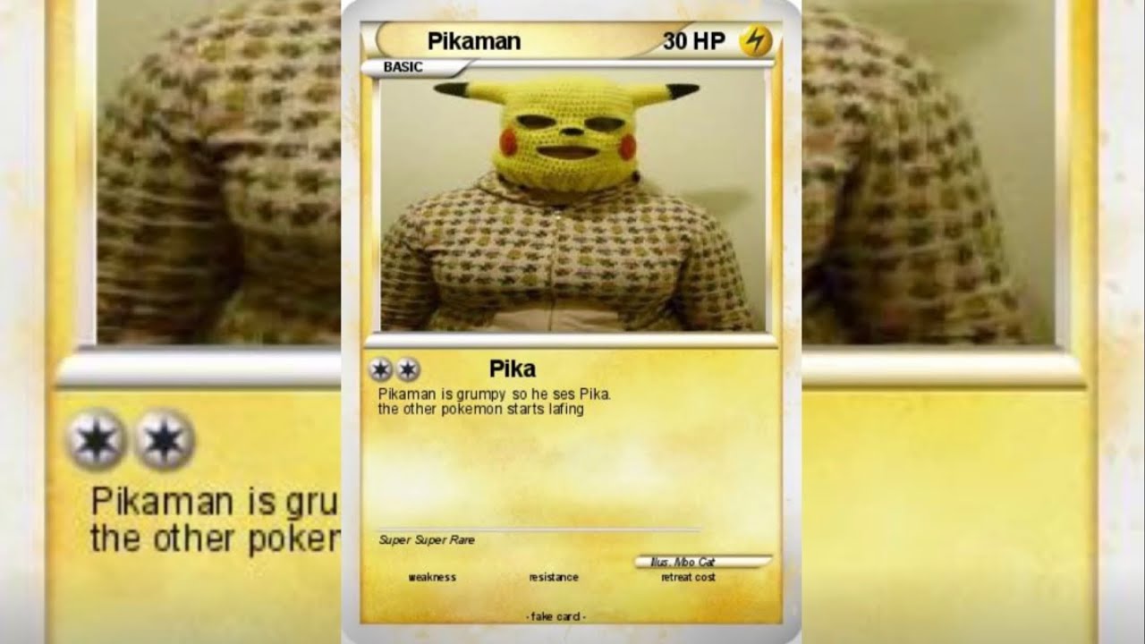 Meet pika-man!!!! - YouTube