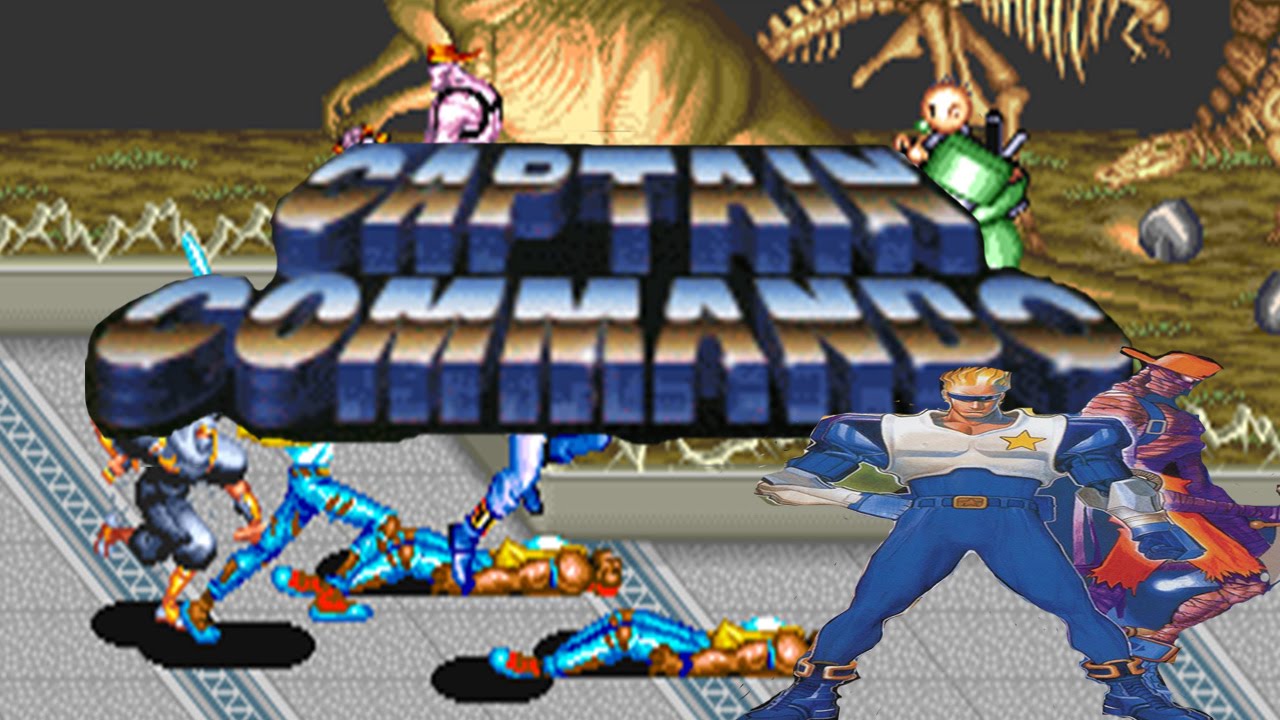 고전게임 캡틴 코만도 (Captain Commando) - 2인(Mummy, Captain) - YouTube