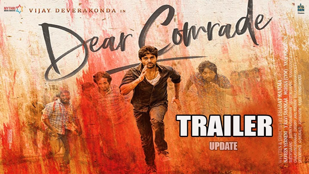 Dear Comrade Trailer Release Update | Vijay Devarakonda | Rashmika ...