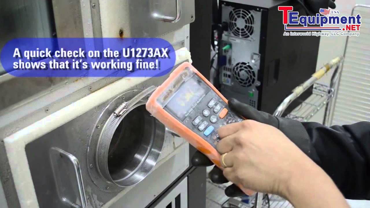 Agilent U1273AX Handheld Digital Multimeter Tested at -40 Degrees C ...