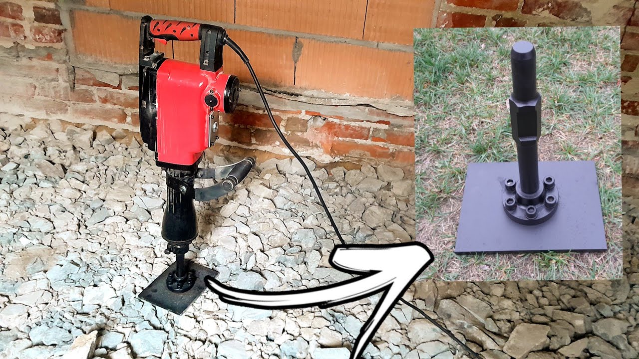 Tamper Shank soil compactor Hex 30 - YouTube