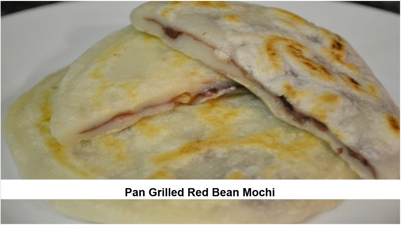 Pan Grilled Red Bean Mochi - YouTube