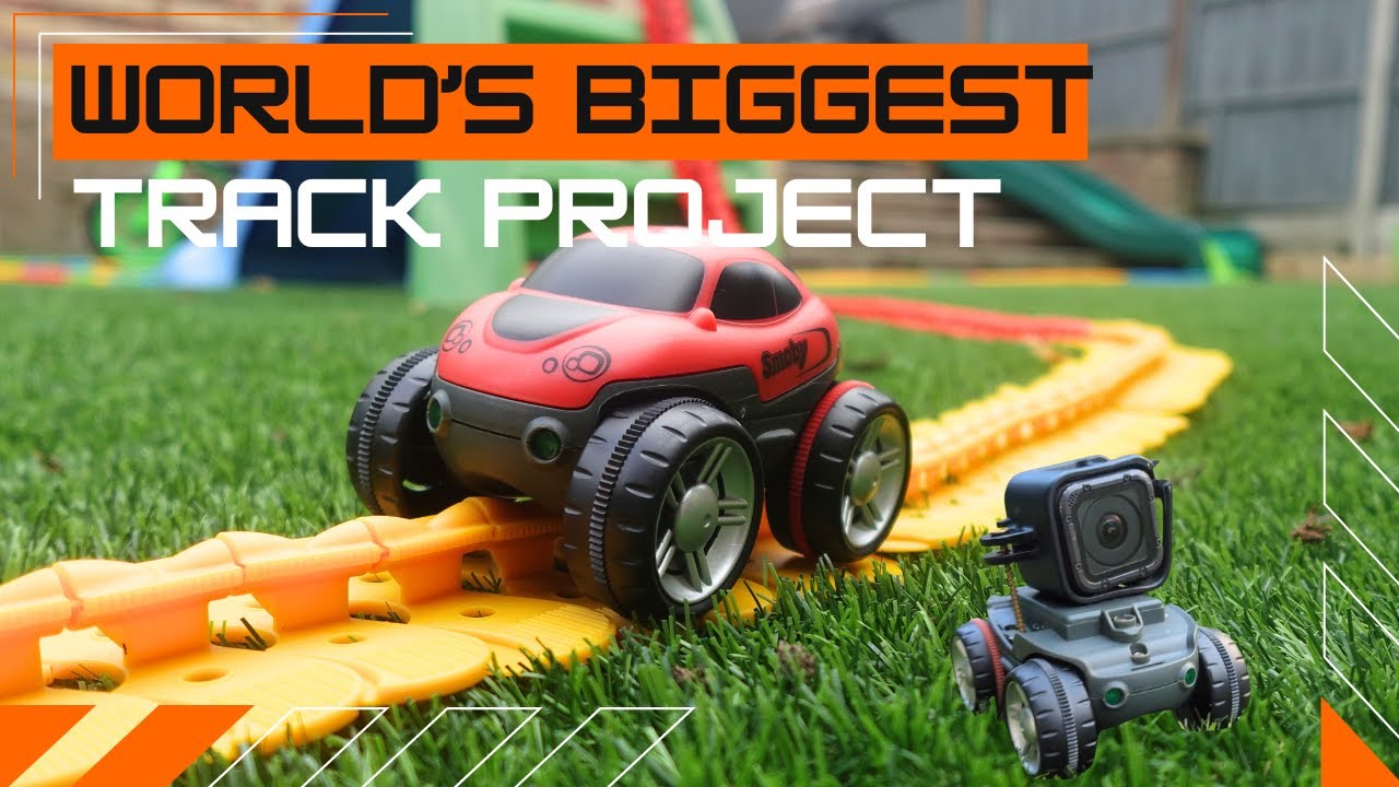 Will I build the BIGGEST Flextreme car race track? - YouTube