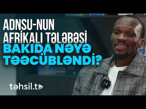 Vətənimin seyrinə... | Azərbaycan dilində şeir deyən afrikalı tələbə Azərbaycanı təriflədi