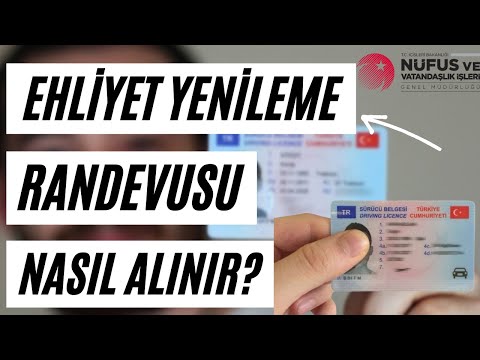 EHLİYET YENİLEME RANDEVUSU NASIL ALINIR? / EHLİYET RANDEVU ALMA - NÜFUSTAN RANDEVU ALMAK
