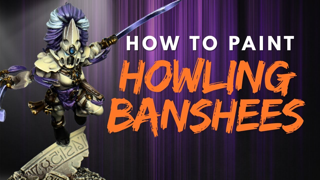 How to Paint Warhammer Howling Banshees – Warhammer 40k | Brush ...