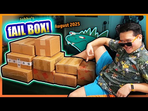Another PACKED fAIL Box! [#jobbyfailbox August 2025] - YouTube