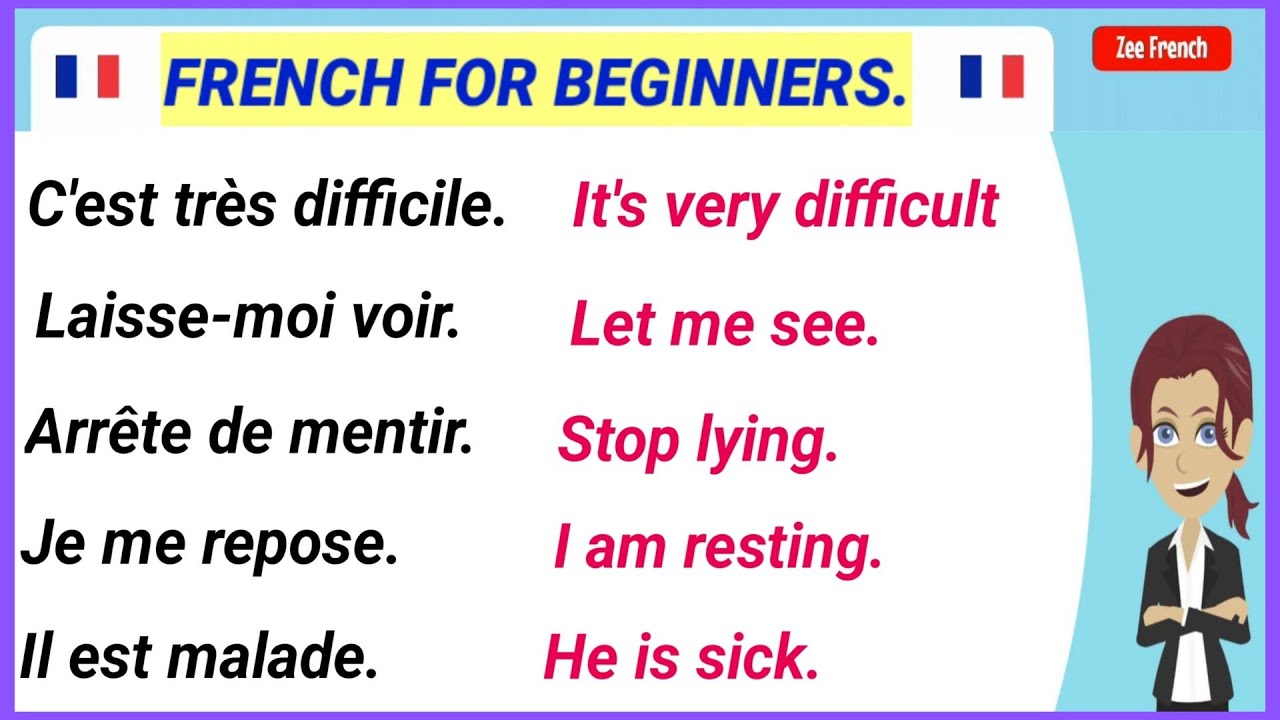 Short and Useful French Phrases Phrases super Utiles En Français et En ...