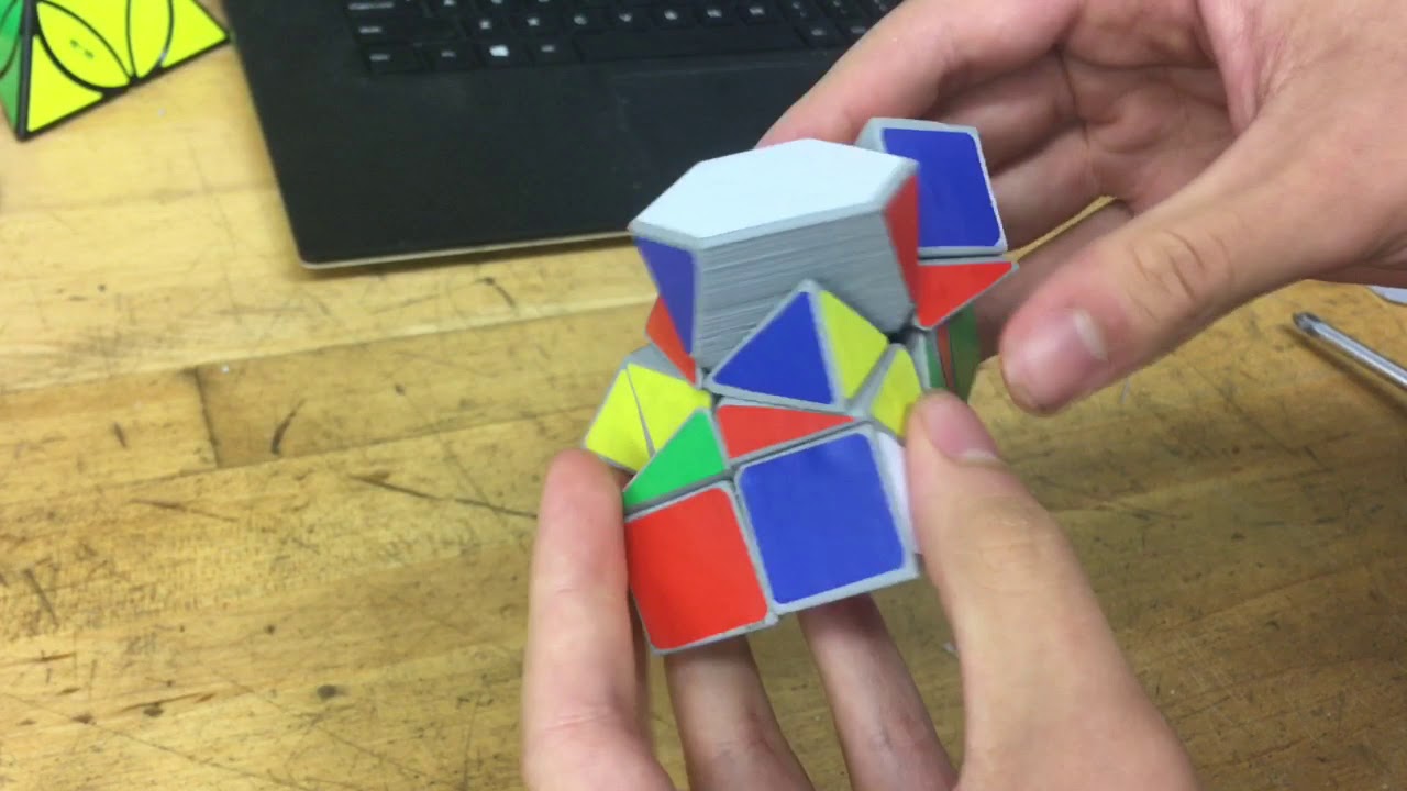 Pyramick Puzzle (Pyraminx + Gimmick Hybrid) - YouTube