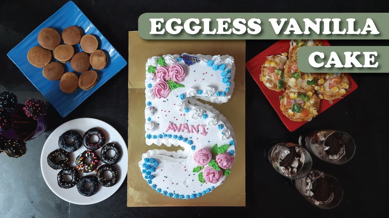 Number 5 Cake for My Daughter's Birthday | Number Cake | desifoodcart ...