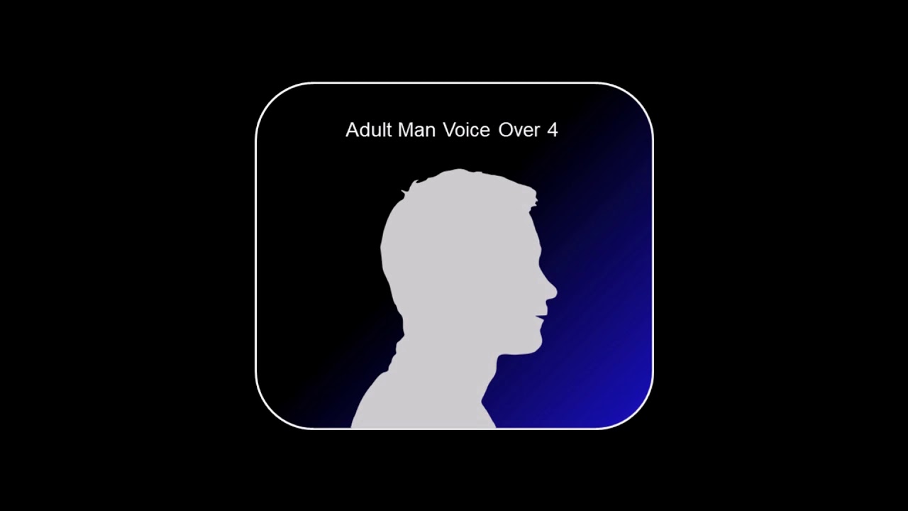 Adult Male Voice Over 4 - YouTube