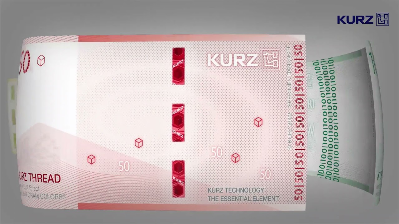 KURZ Threads with Flux Effect and Kinegram colors Vol4 - YouTube