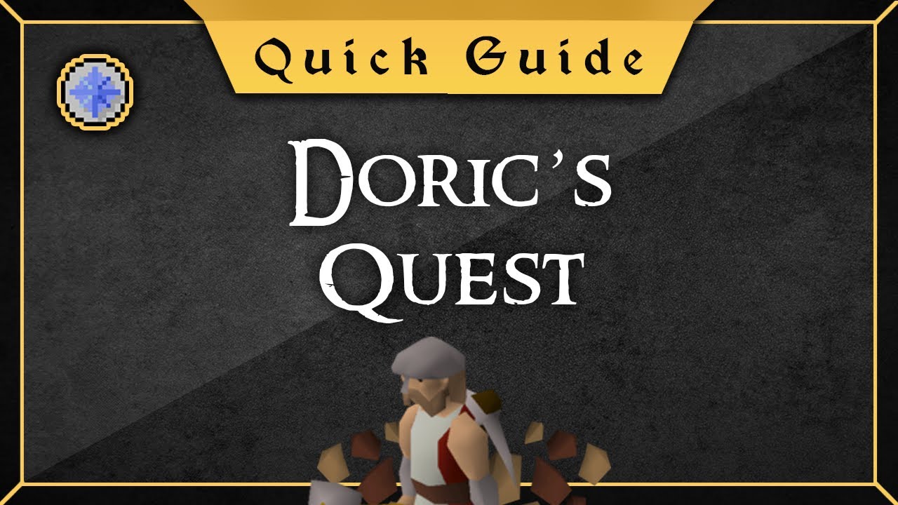 [Quick Guide] Doric's quest - YouTube