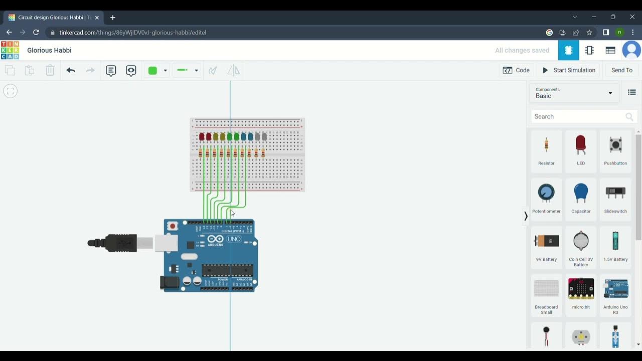 LED BLINKING USING ARDUINO UNO (MINI PROJECT DEC20012) - YouTube