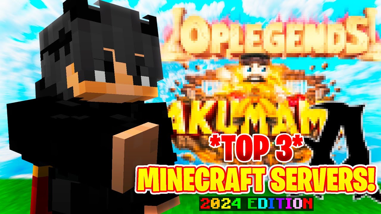 TOP 3 MINECRAFT SERVERS TO PLAY IN 2024! - YouTube