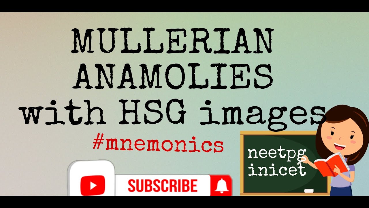 MULLERIAN ANAMOLIES explained with hysterosalpingography images # ...